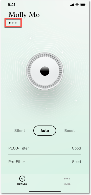 The Device Control Screen – Molekule | Help Center