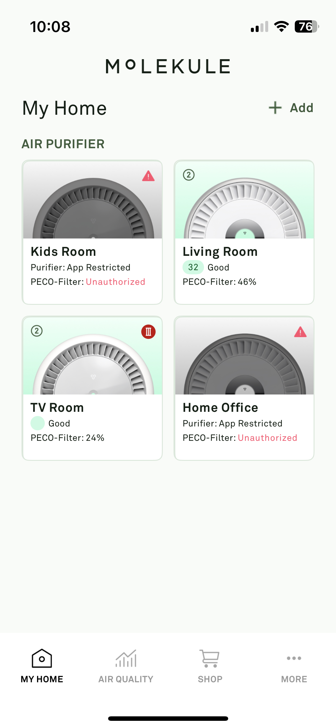 Unauthorized Knockoff Filters Not Working? – Molekule | Help Center